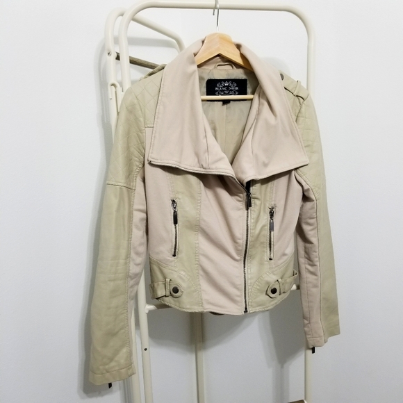 blanc noir | Jackets & Coats | Blanc Noir Faux Leather Jacket | Poshmark